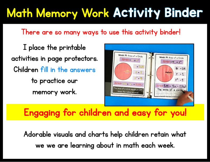 Classical Education Math Memory Work Cycle 1 Foundations Worksheets ...