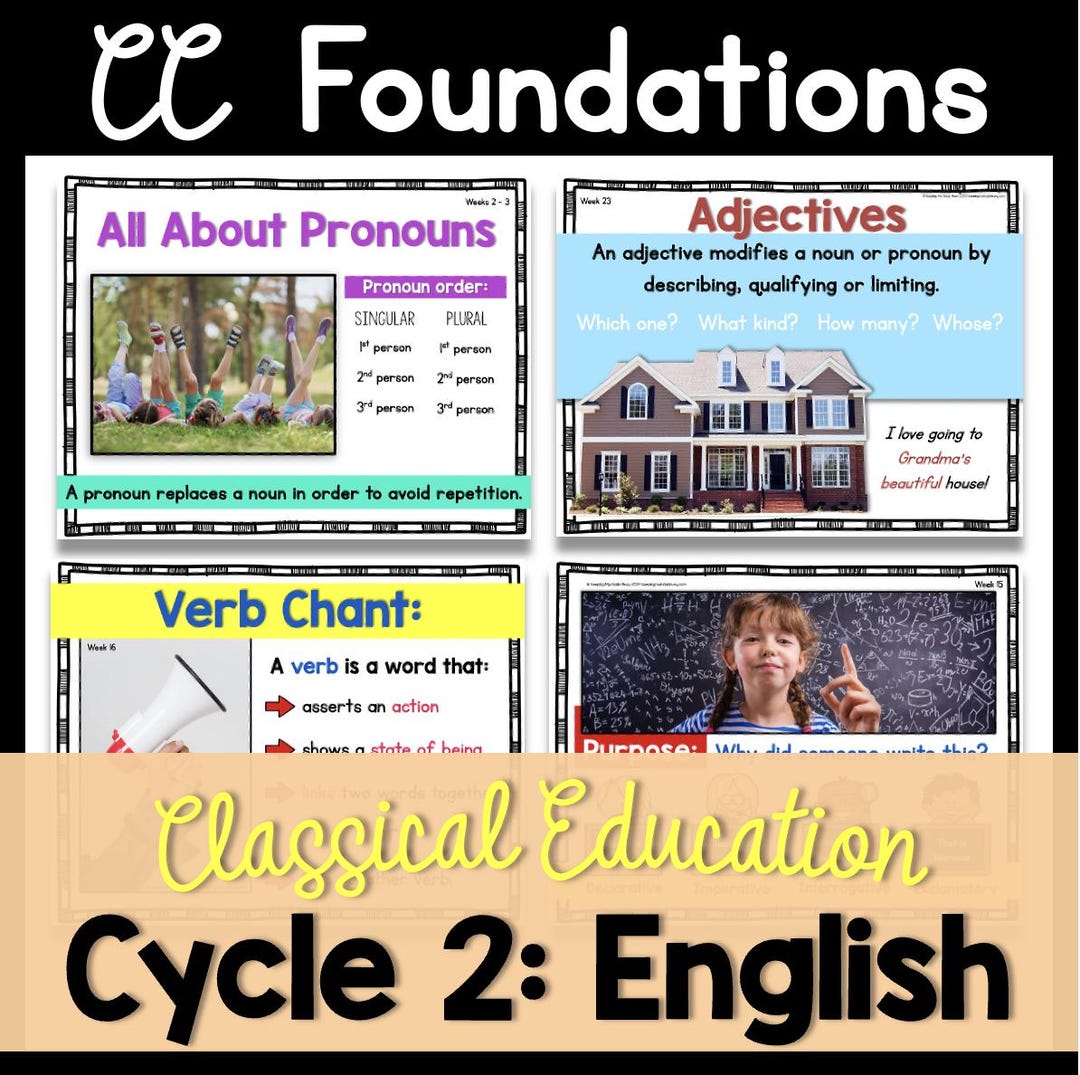 Classical Education Cycle 2 English - Foundations Memory Work ...