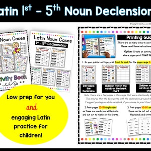 Classical Education Latin Memory Work Cycle 1 - Noun Declensions ...