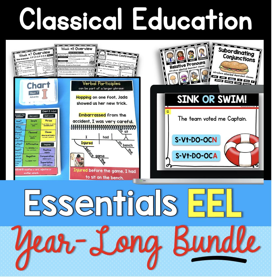Essentials EEL Bundle - Homeschool Classical Education English Grammar ...