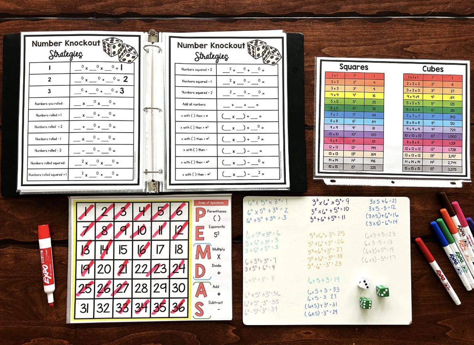 Essentials Math Games - Number Knock off - Knockout - Homeschool Math ...