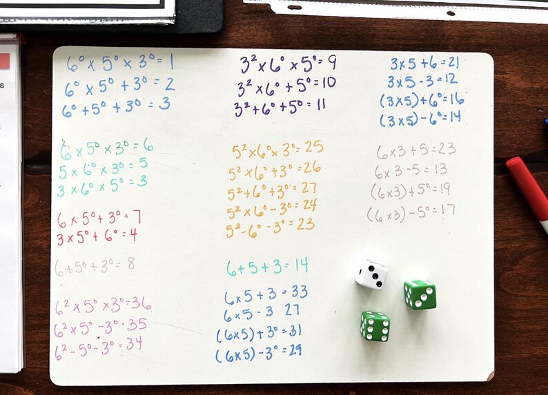 Essentials Math Games - Number Knock off - Knockout - Homeschool Math ...