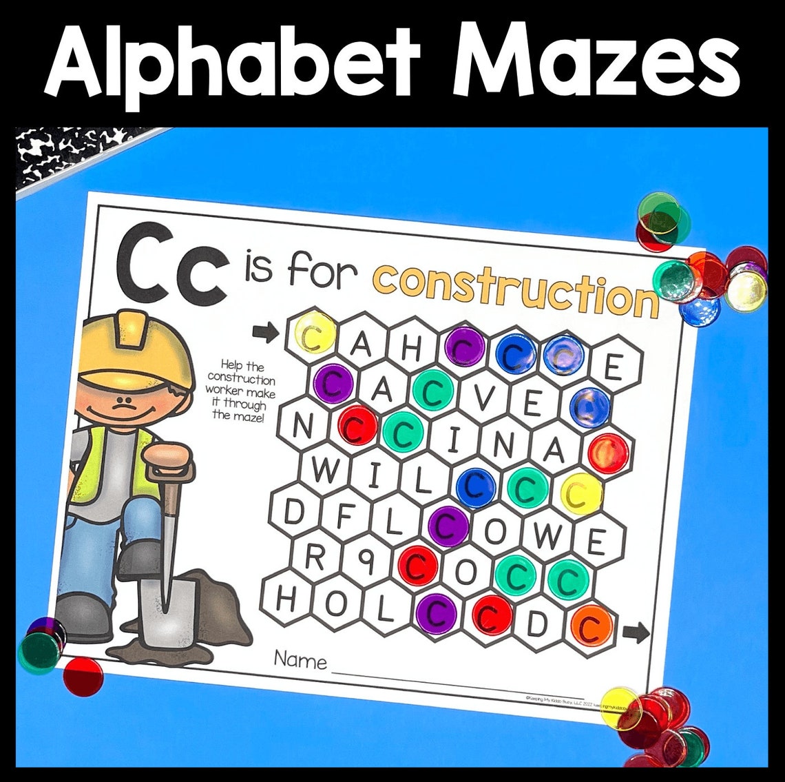 Alphabet Mazes - Printable Mazes for Kids - Preschool Printables ...
