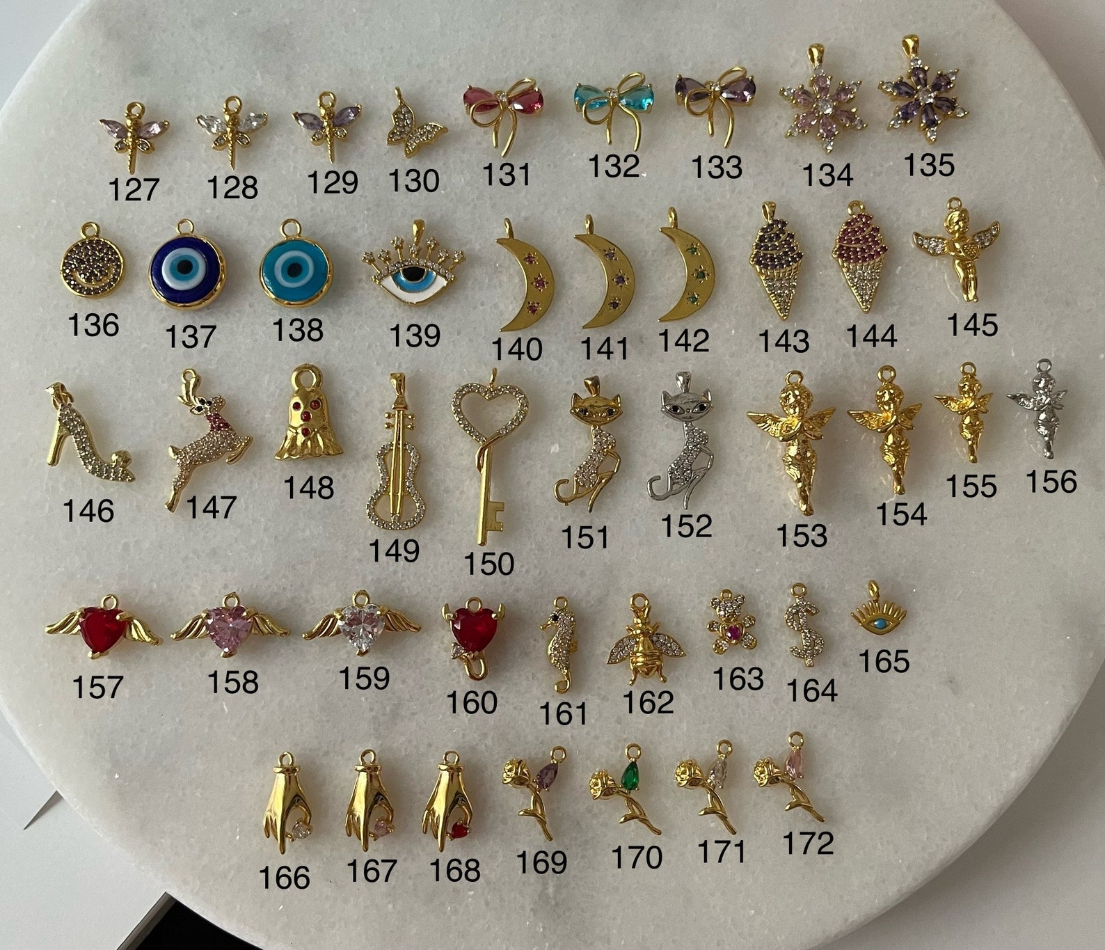 Build Your Own Custom Charm Necklace, Pick Your Charms, Desing Your Own ...