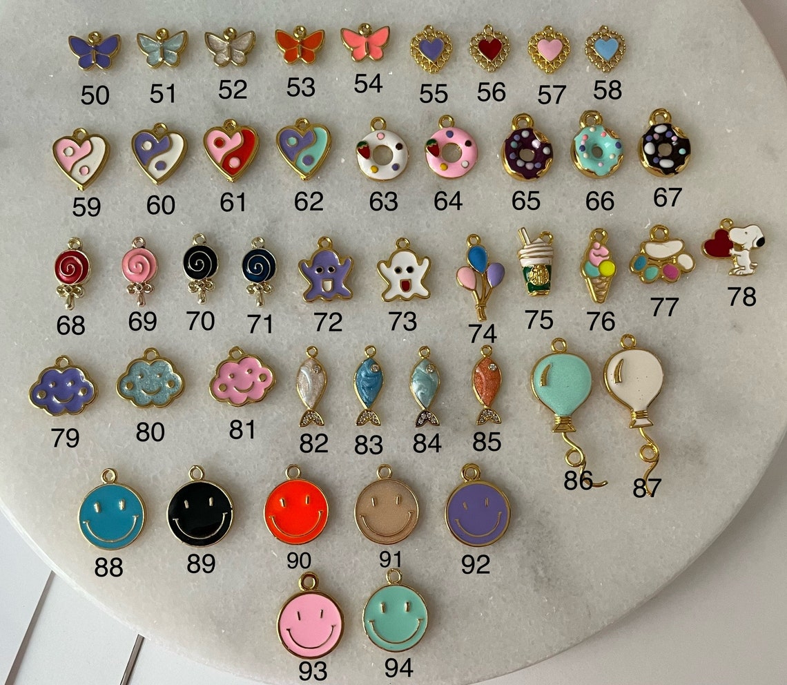Build Your Own Custom Charm Necklace, Pick Your Charms, Desing Your Own ...