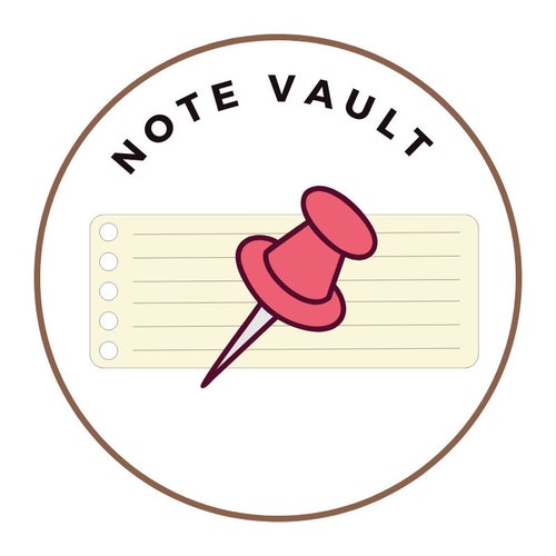 NoteVault - Etsy