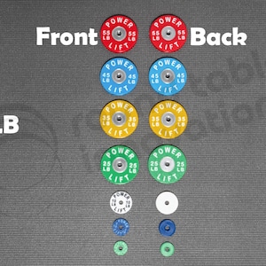 Weightlifting Personal Tracking Board - Etsy