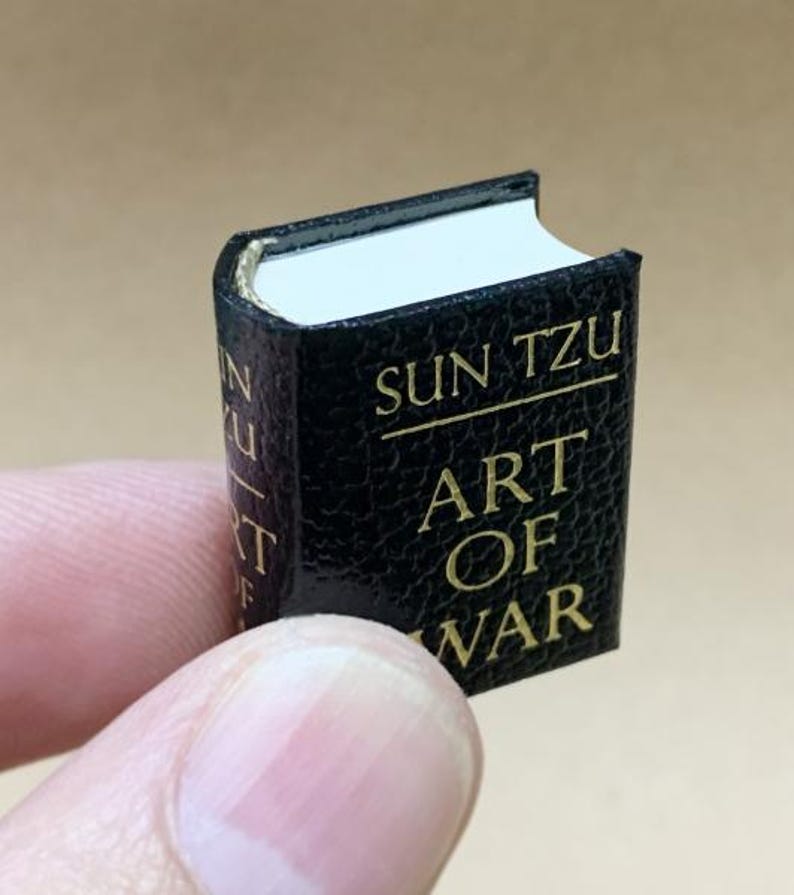 Micro Miniature: Sun Tzu, Art of War - Etsy