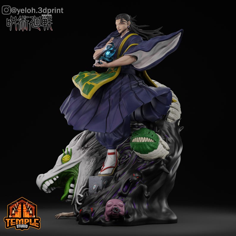 Kenjaku - Jujutsu Kaisen - FAN ART FIGURE Statue 3D Printed | Gift for ...