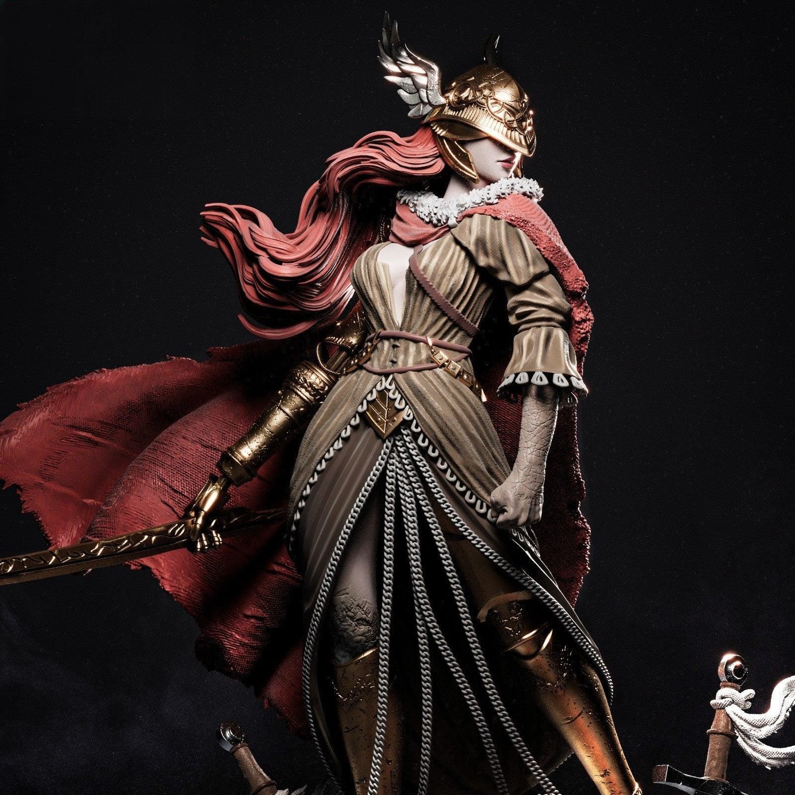 Malenia- FAN ART FIGURE Statue 3D Printed | Gift for Gamer | Handmade ...
