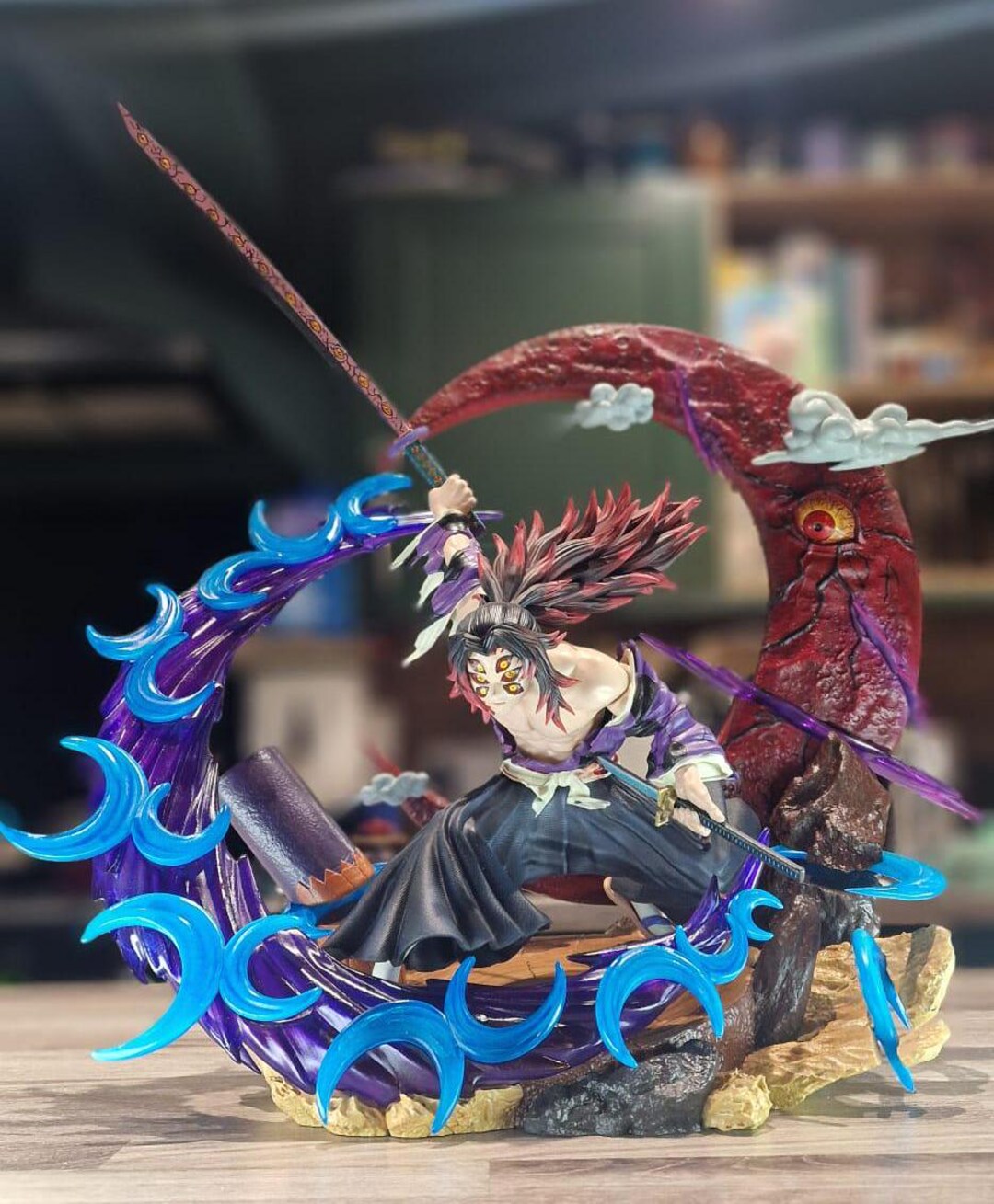 Demon Slayer Kokushibo FAN ART FIGURE | 3D Printed | Handmade Gift ...