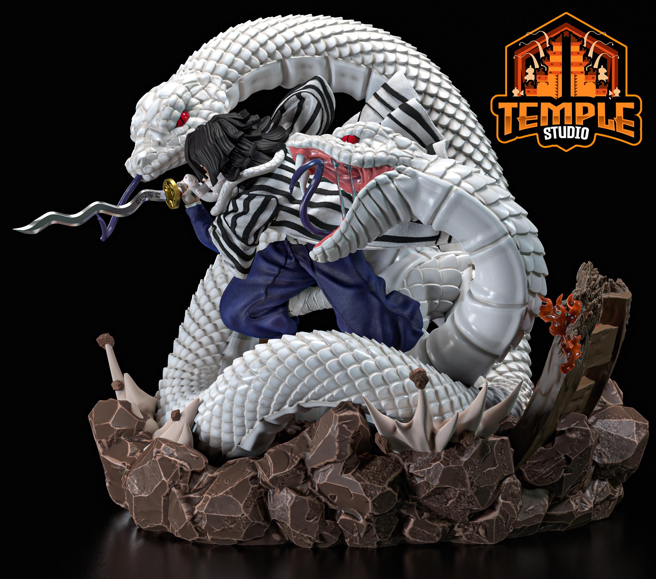 Demon Slayer Iguro Obanai FAN ART FIGURE | 3D Printed | Handmade Gift ...