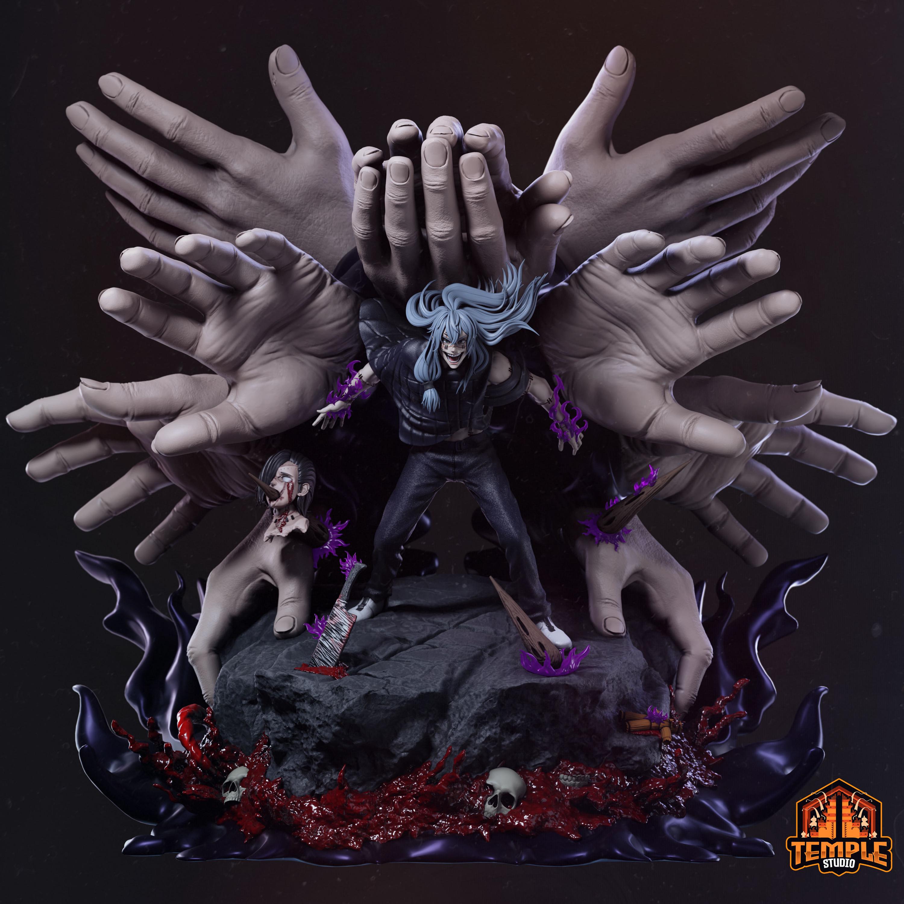 Mahito - Jujutsu Kaisen - Jjk- FAN ART FIGURE Statue 3D Printed | Gift ...