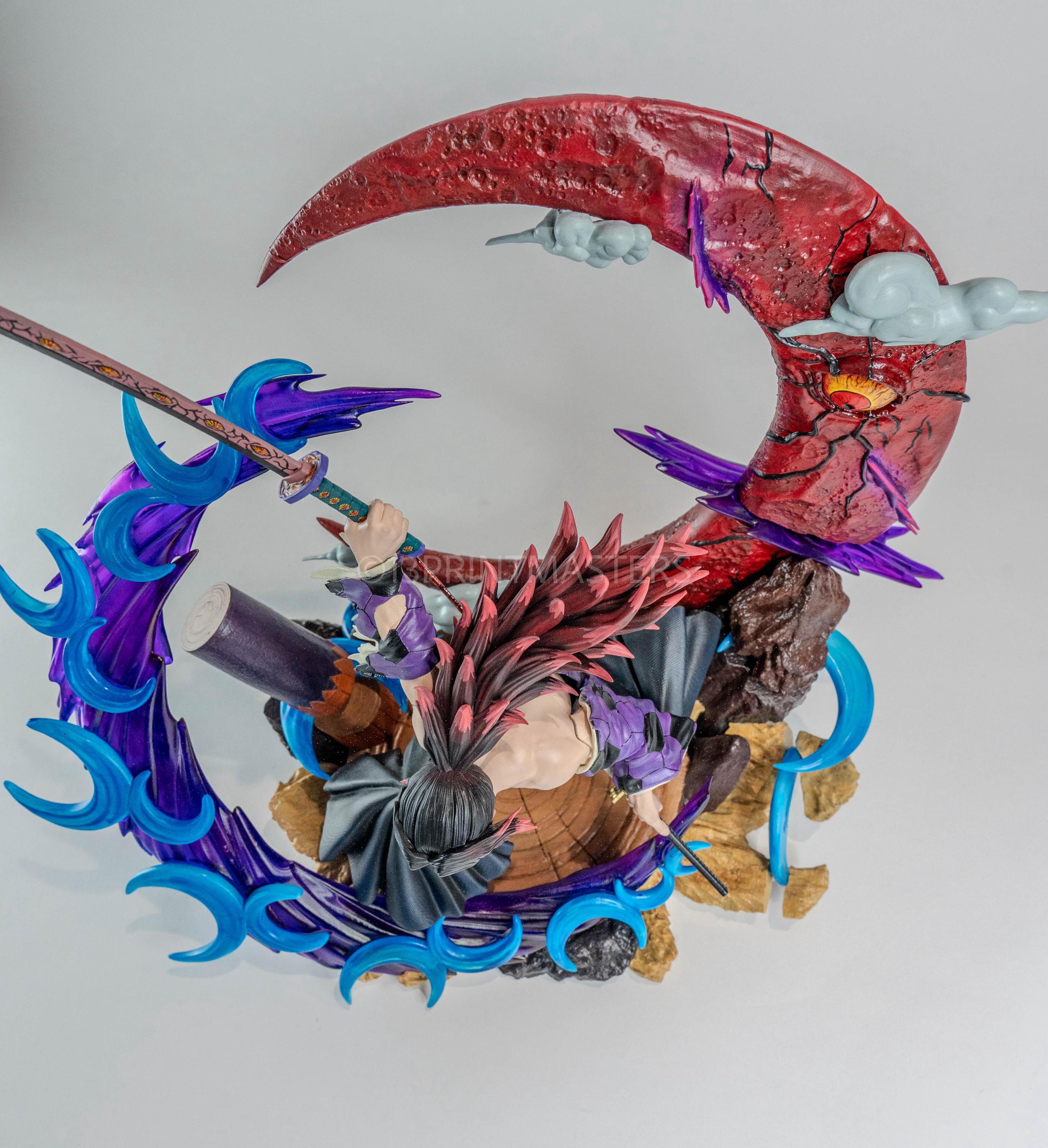Demon Slayer Kokushibo FAN ART FIGURE | 3D Printed | Handmade Gift ...