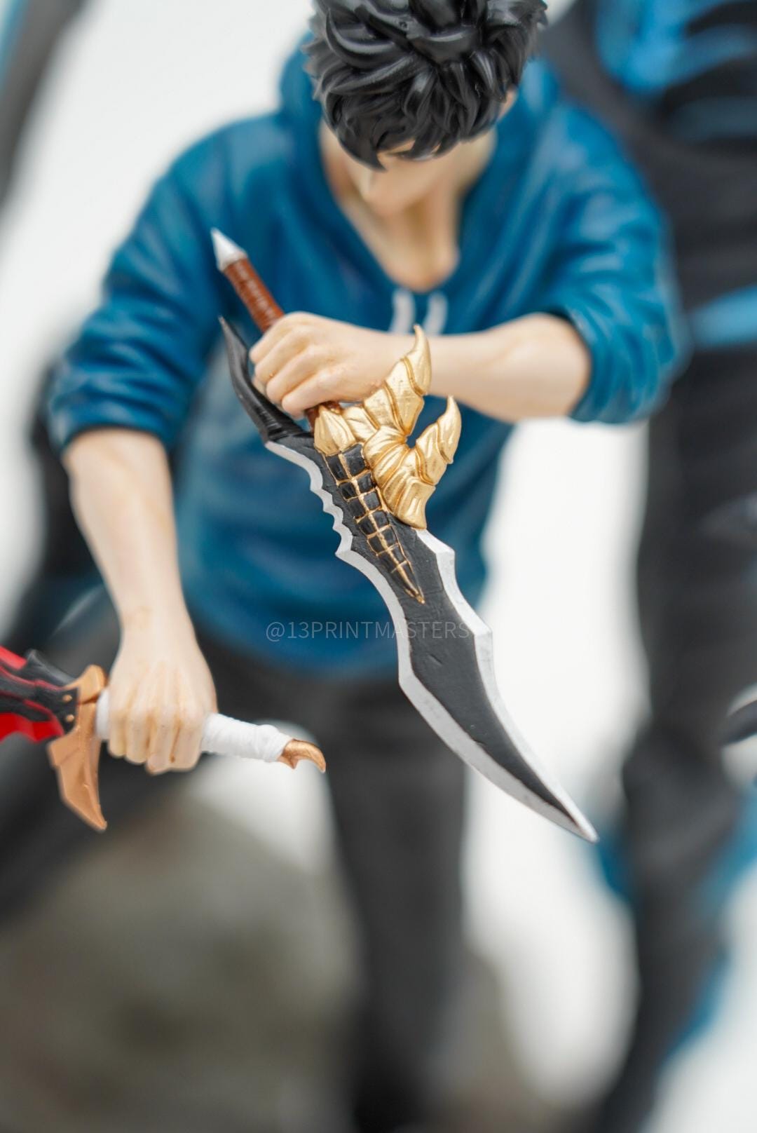 Solo Leveling Sung Jin Woo and Igris Figure FAN ART FIGURE 3d Printed ...