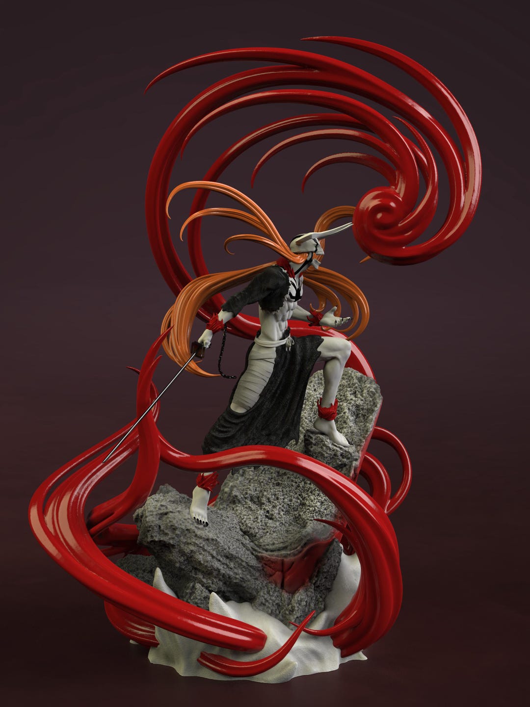 ICHIGO KUROSAKI Hollw Form| Bleach | 3D Printed | Gift for Gamer ...