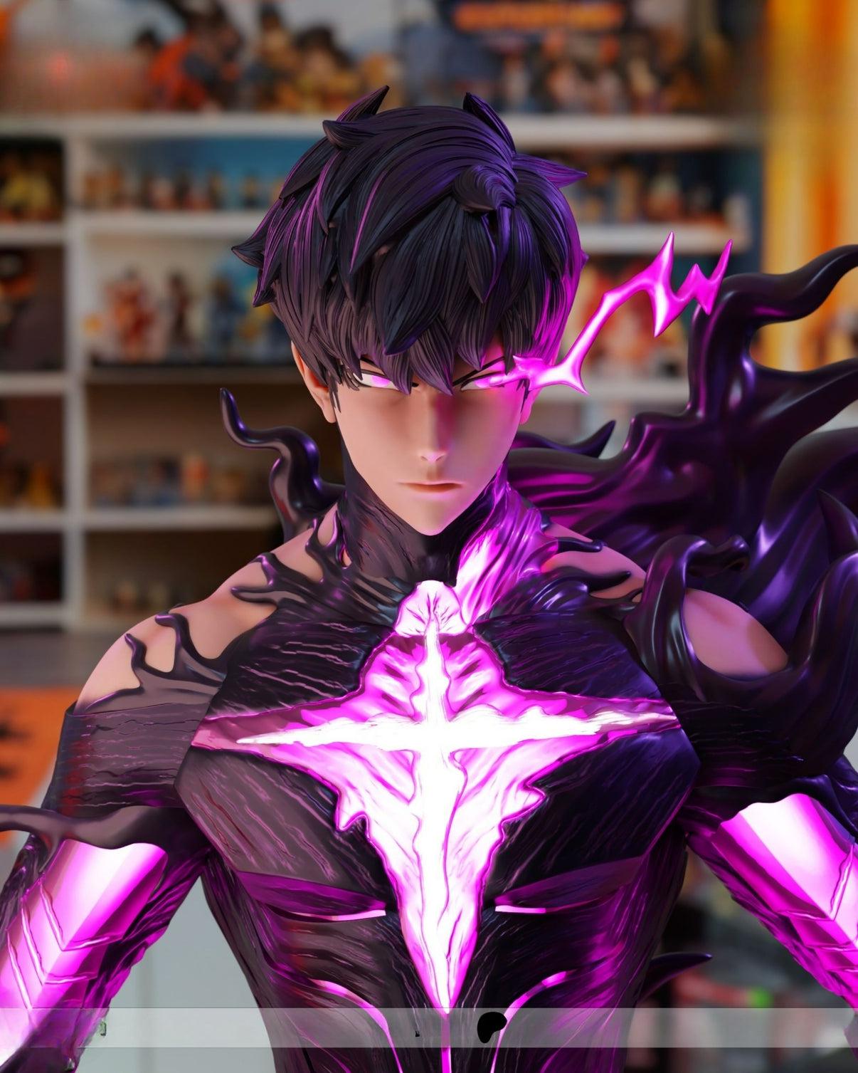 Solo Leveling Sung Jin Woo Shadow Armour FAN ART FIGURE | 3d Printed ...