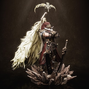 Radahn and Miquella - FAN ART FIGURE Statue 3D Printed | Gift for Gamer ...