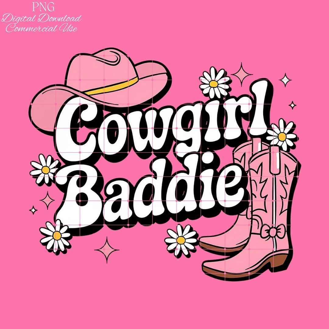 Cowgirl Baddie PNG Feminine Western Digital Clipart Trendy Girly ...