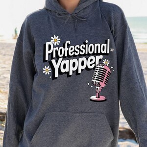 Professional Yapper PNG Retro Microphone Clipart Funny Meme Typography ...