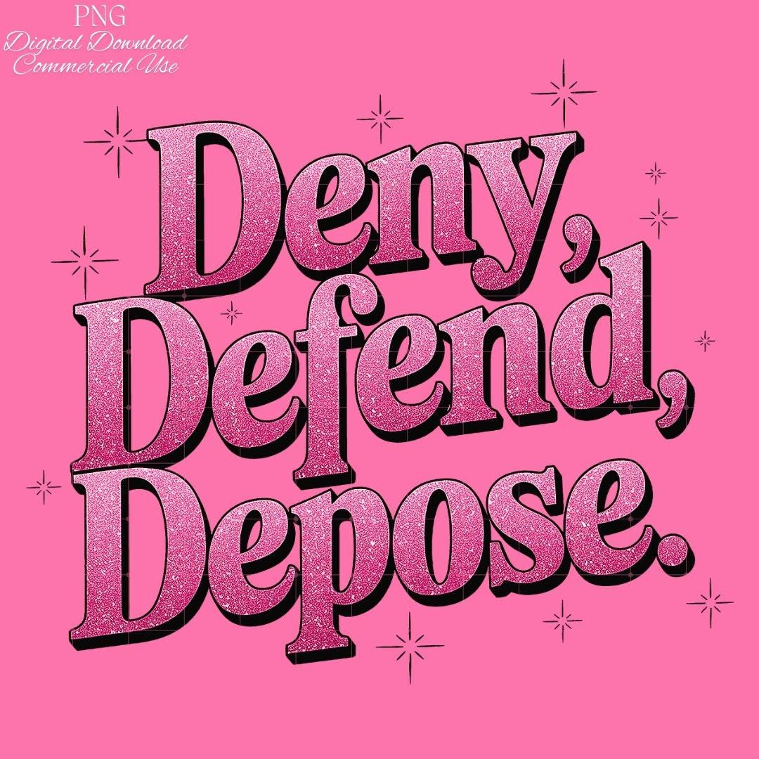 Deny Defend Depose Png Trend Pink Glitter Gavel Bow Clipart Bold ...