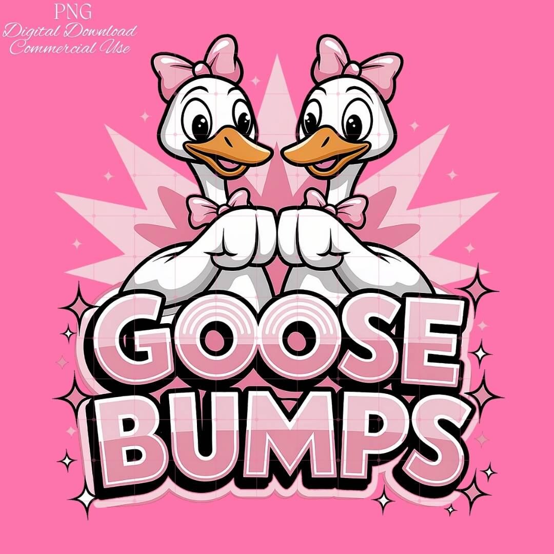 Goose Bumps PNG Humor Meme Funny Geese Clipart Goose Bumps Sticker With ...