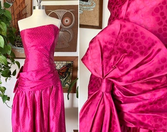 Raspberry Prom Dress - Etsy