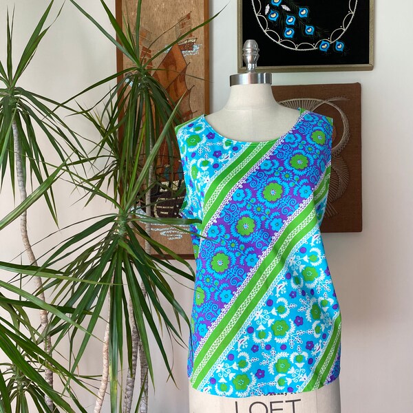 Turquoise Tank Top - Etsy