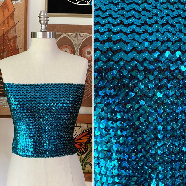 Sequin Tube Top - Etsy