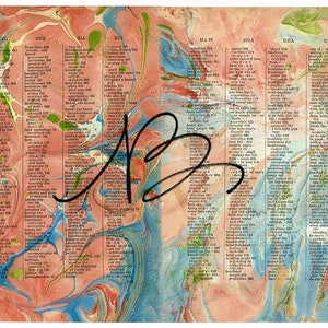 Digital Marbled Book Pages - Perfect for Journals, Cards, Mixed Media ...