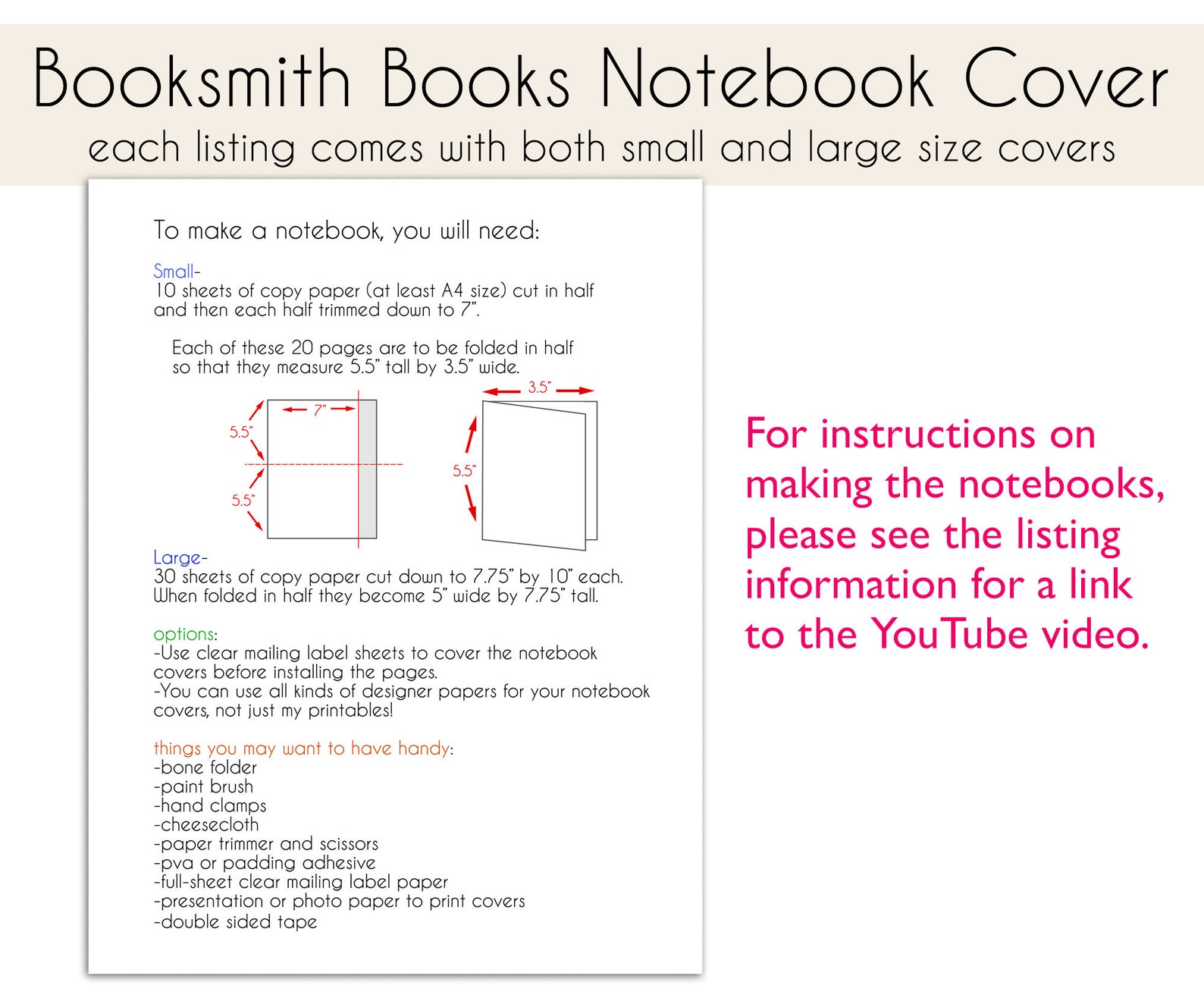 The Neighbor Said Hi Again Notebook Cover Kit - 2 Cover Sizes ...