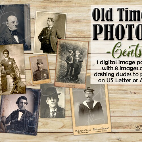 Old Timey Photos LADIES 8 Antique Photographs on 1 Digital - Etsy