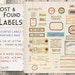 Lost and Found Labels - Set of 29 Assorted Vintage Printable Labels (1 ...