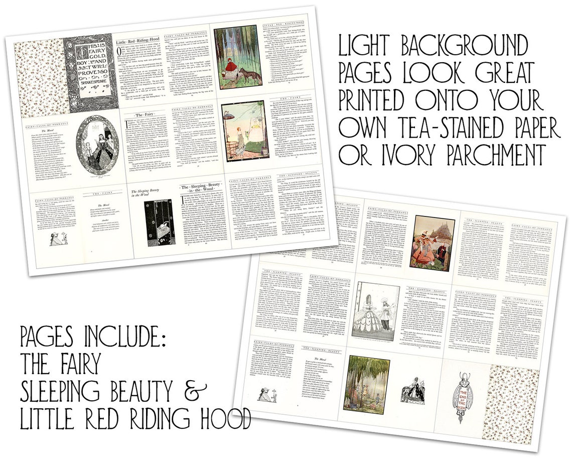 Mini Libro Digital Imprimible Cuentos de Hadas para Niños - Etsy España