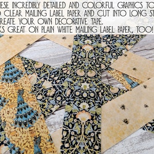 Art Nouveau Designs Fox Meadow Indigo Cumin Honeysuckle Printables for ...