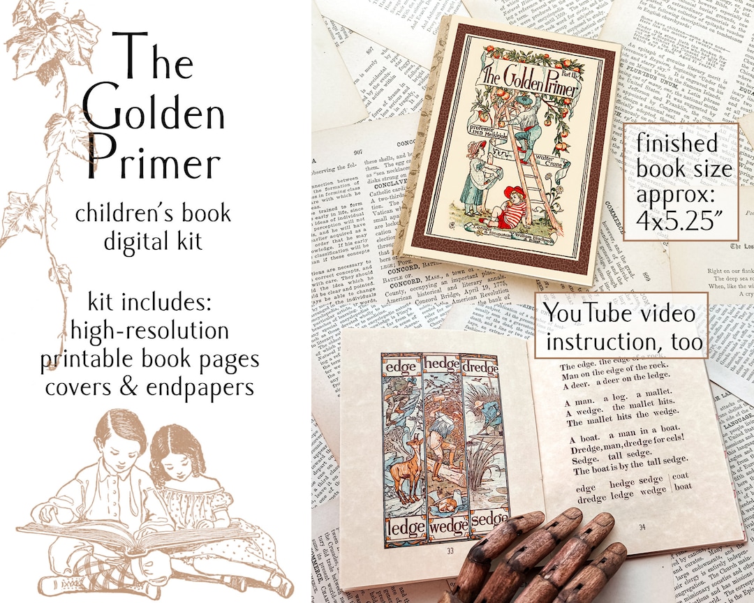 The Golden Primer Book Kit Digital Printable Nik the - Etsy UK