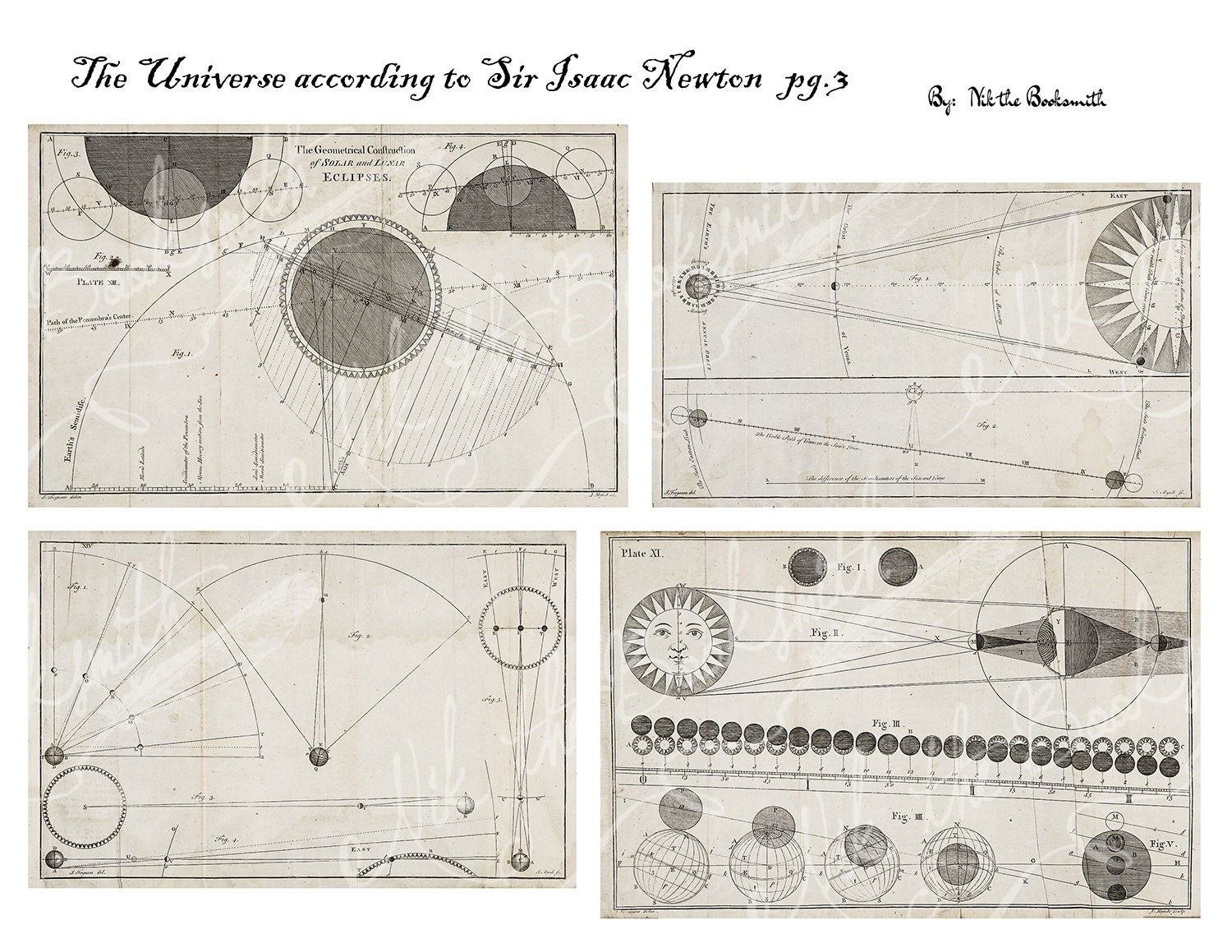 El Universo según Sir Isaac Newton - Journal Cards - Ephemera - Junk ...