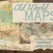 Old World Maps - Printables for Endpapers, Washi Tape, Journals, Mixed ...