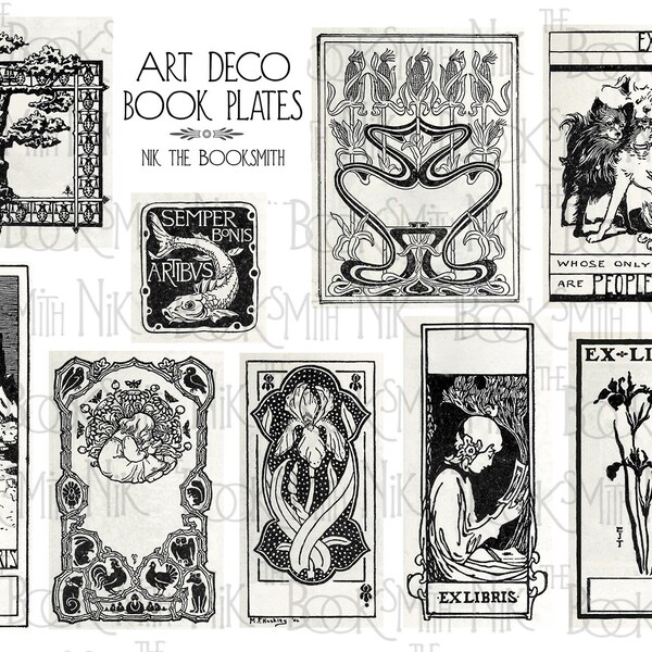 Book Plate - Etsy