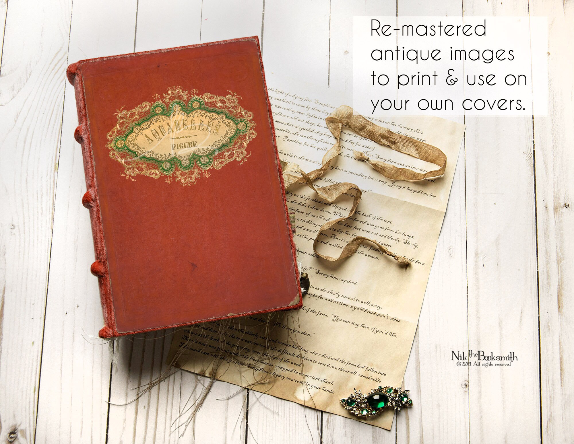 Ornate French Book Cover Images Digital Book Cover Printable - Etsy UK