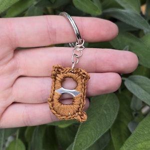 Crochet Animal Pull Tab Keychains - Etsy