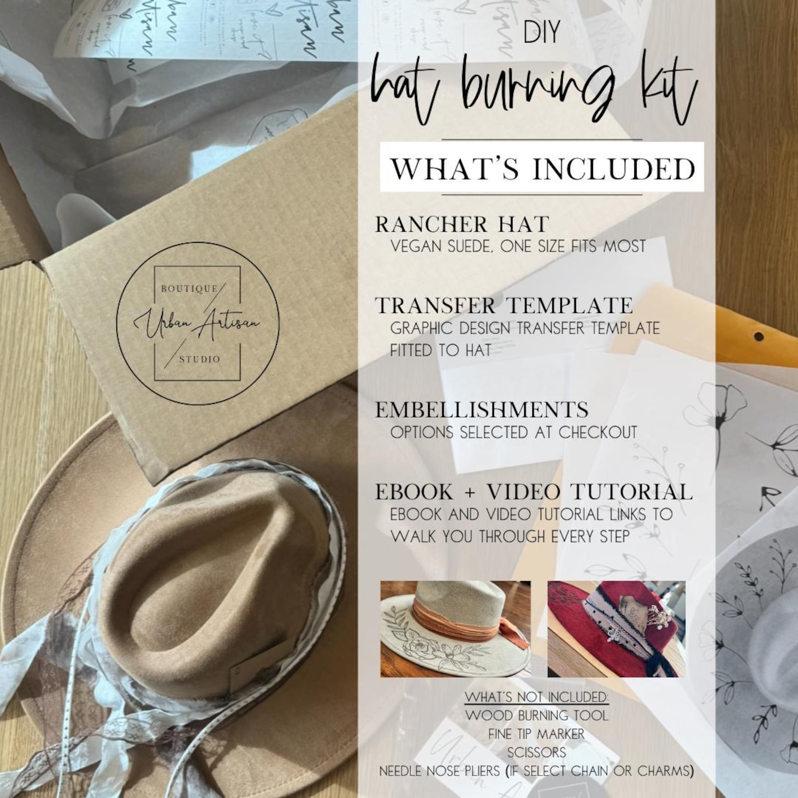 DIY Hat Burning Kit - Etsy