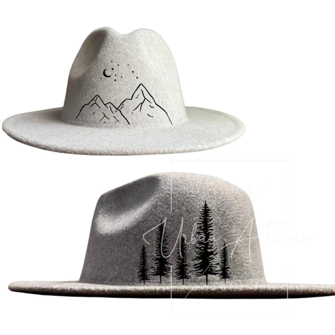 Hat Burning Stencil, Nature - Etsy