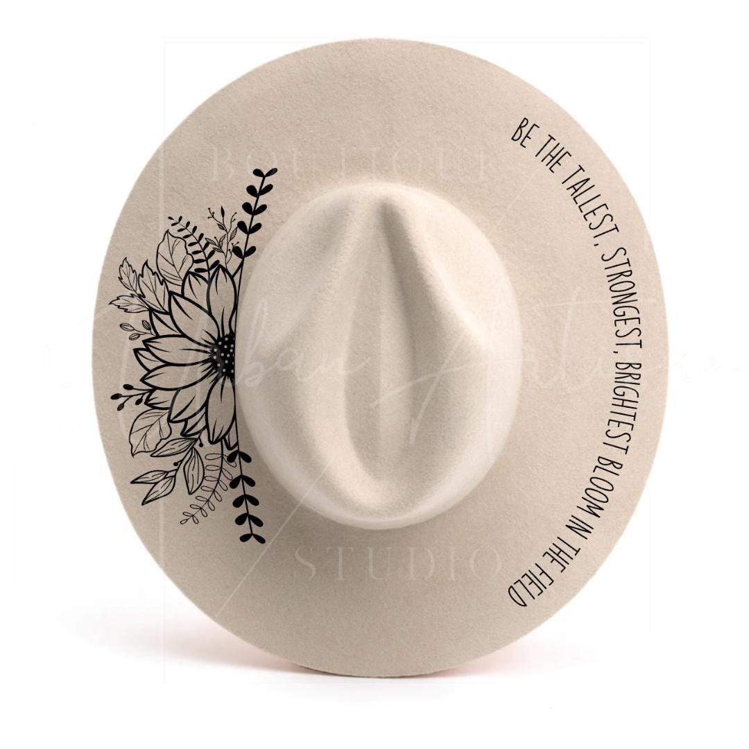 Hat Burning Stencil, Brightest Bloom - Etsy