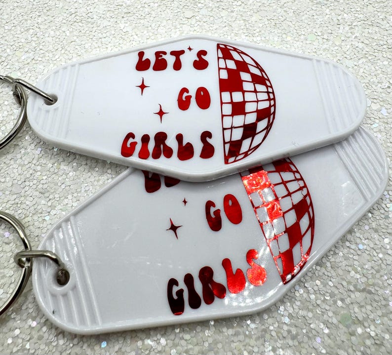 Let’s Go Girls Keychain - Etsy