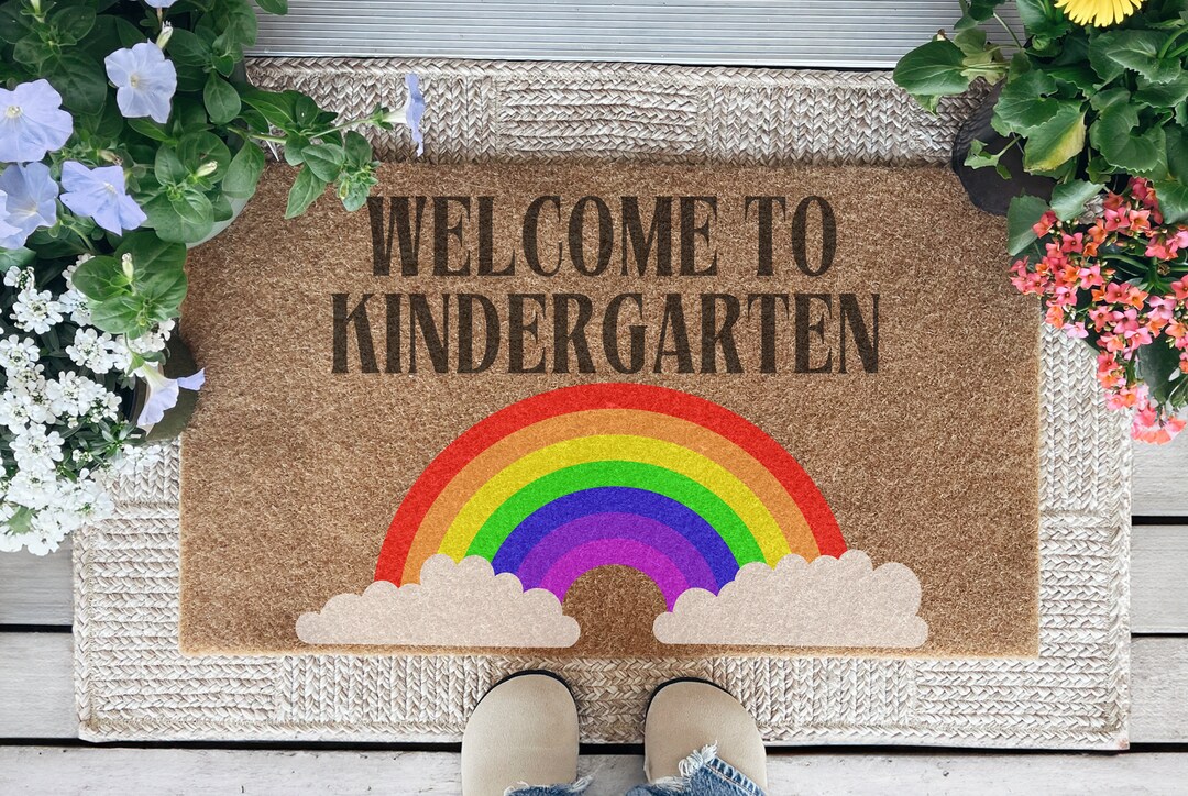 Kindergarten Teacher Classroom Doormat, Back to School Classroom Decor ...
