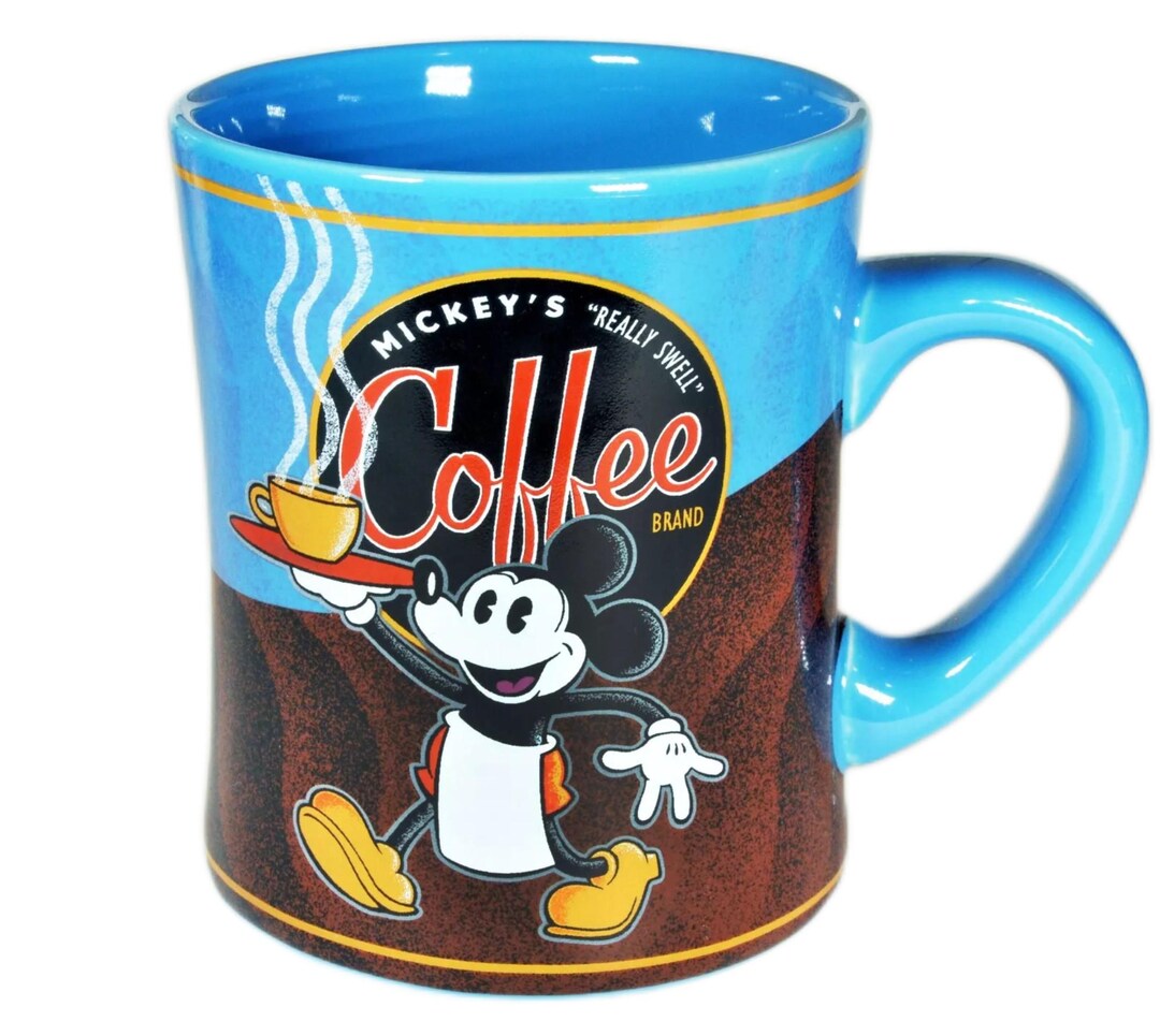 Mickey's Really Swell Coffee Mug Disney Theme Parks - Etsy