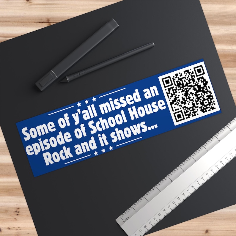 Funny Schoolhouse Rock Bumper Sticker: Retro Political Humor - Etsy