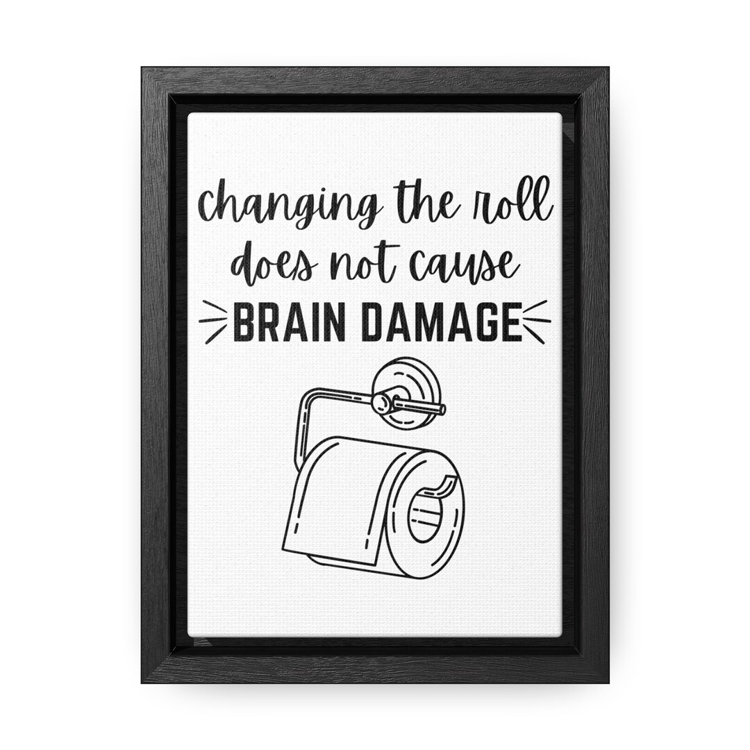 Funny Bathroom Sign: Sarcastic Toilet Humor Wall Art - Etsy