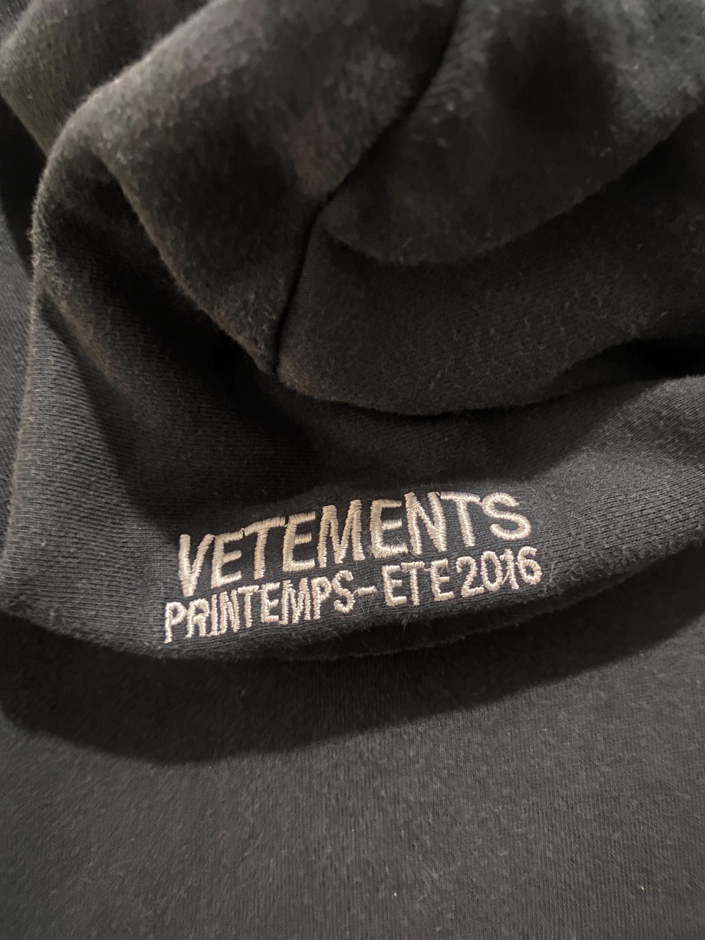 Vetements X Champion Collaboration Reversible Hoodie - Etsy